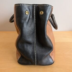 Roots | Bags | Roots Black Brown Leather Carry All Crossbody Bag | Poshmark